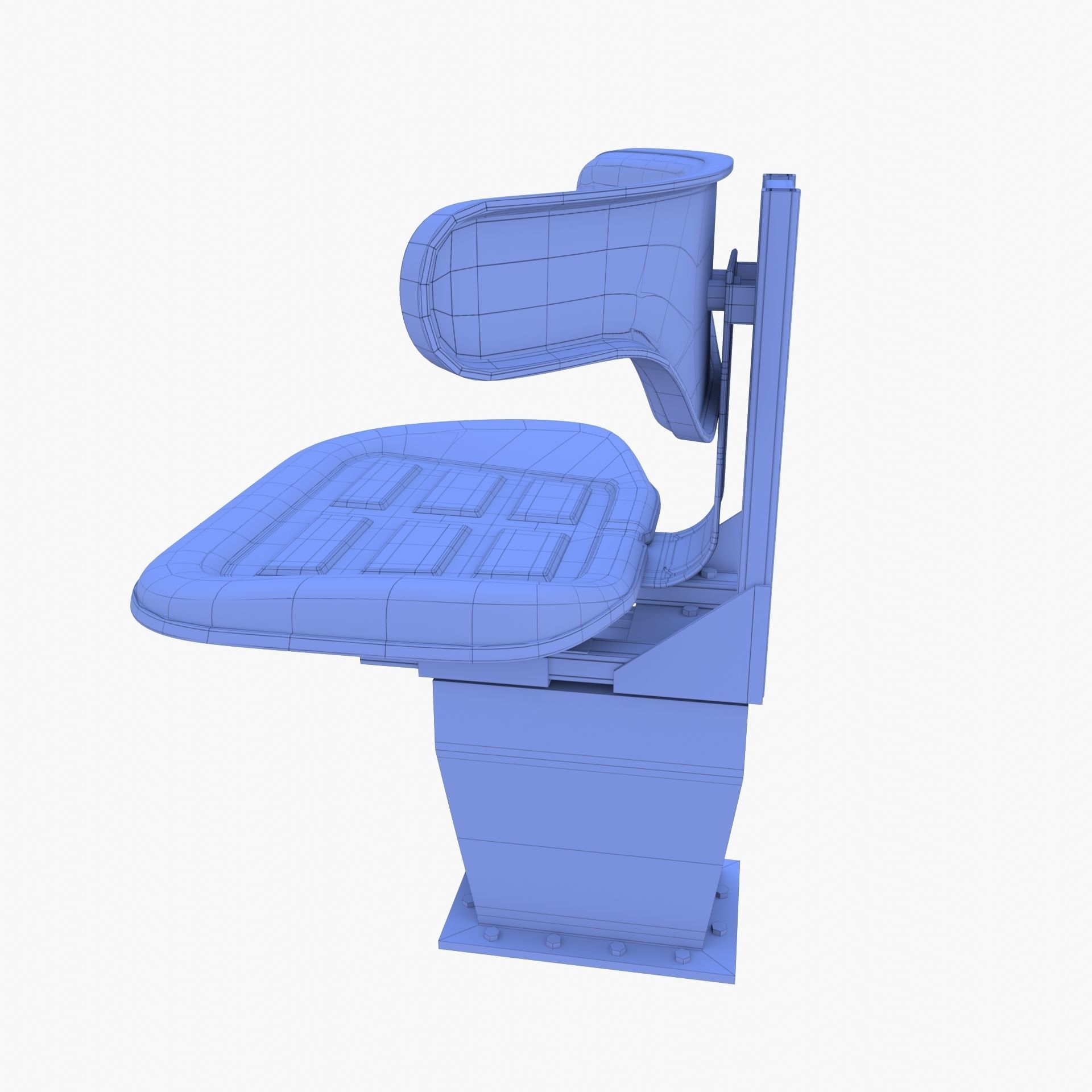 Tractor seat 3D model | CGTrader