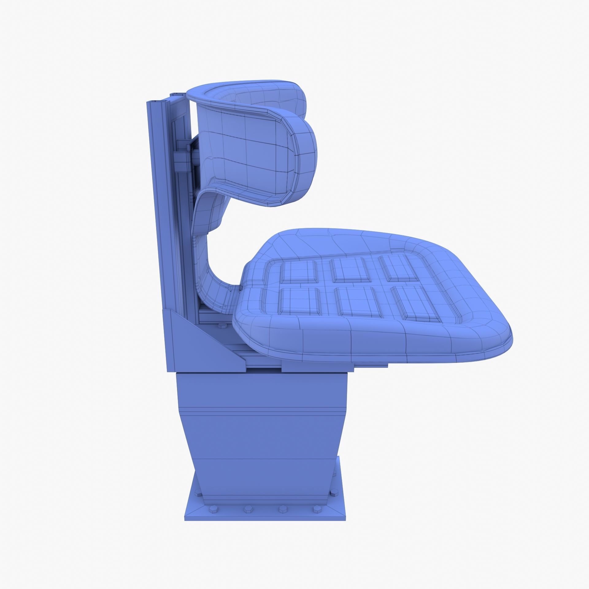 Tractor seat 3D model | CGTrader