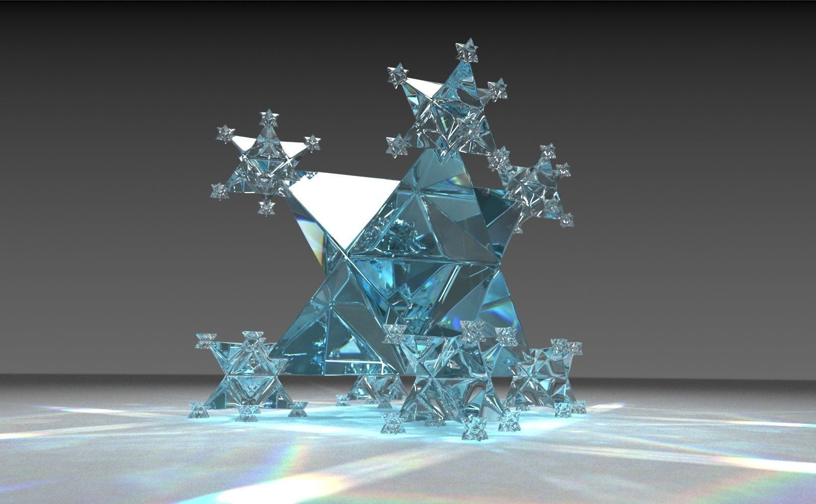 Tetrahedron Star 3D model 3D printable | CGTrader