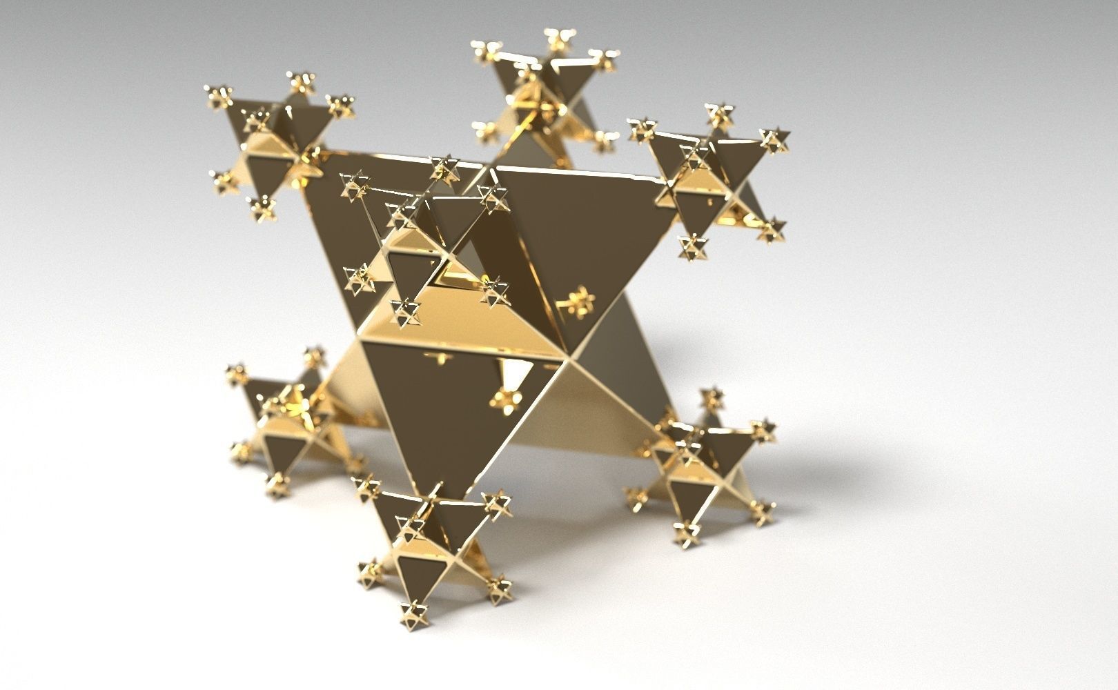 Tetrahedron Star 3D model 3D printable | CGTrader