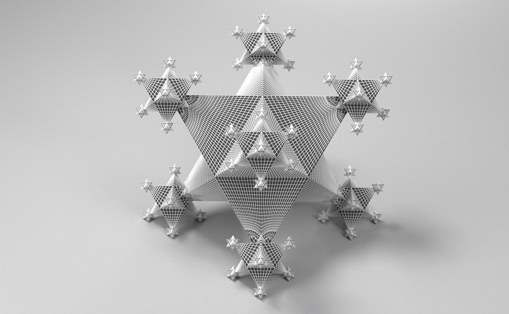 Tetrahedron Star 3D model 3D printable | CGTrader