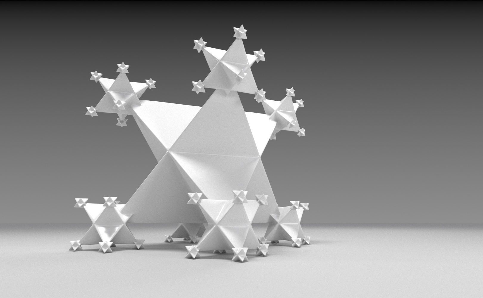 Tetrahedron Star 3D model 3D printable | CGTrader