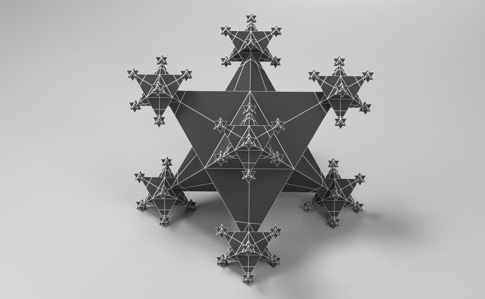 Tetrahedron Star 3D model 3D printable | CGTrader