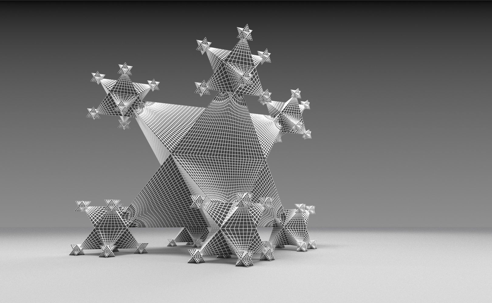 Tetrahedron Star 3D model 3D printable | CGTrader