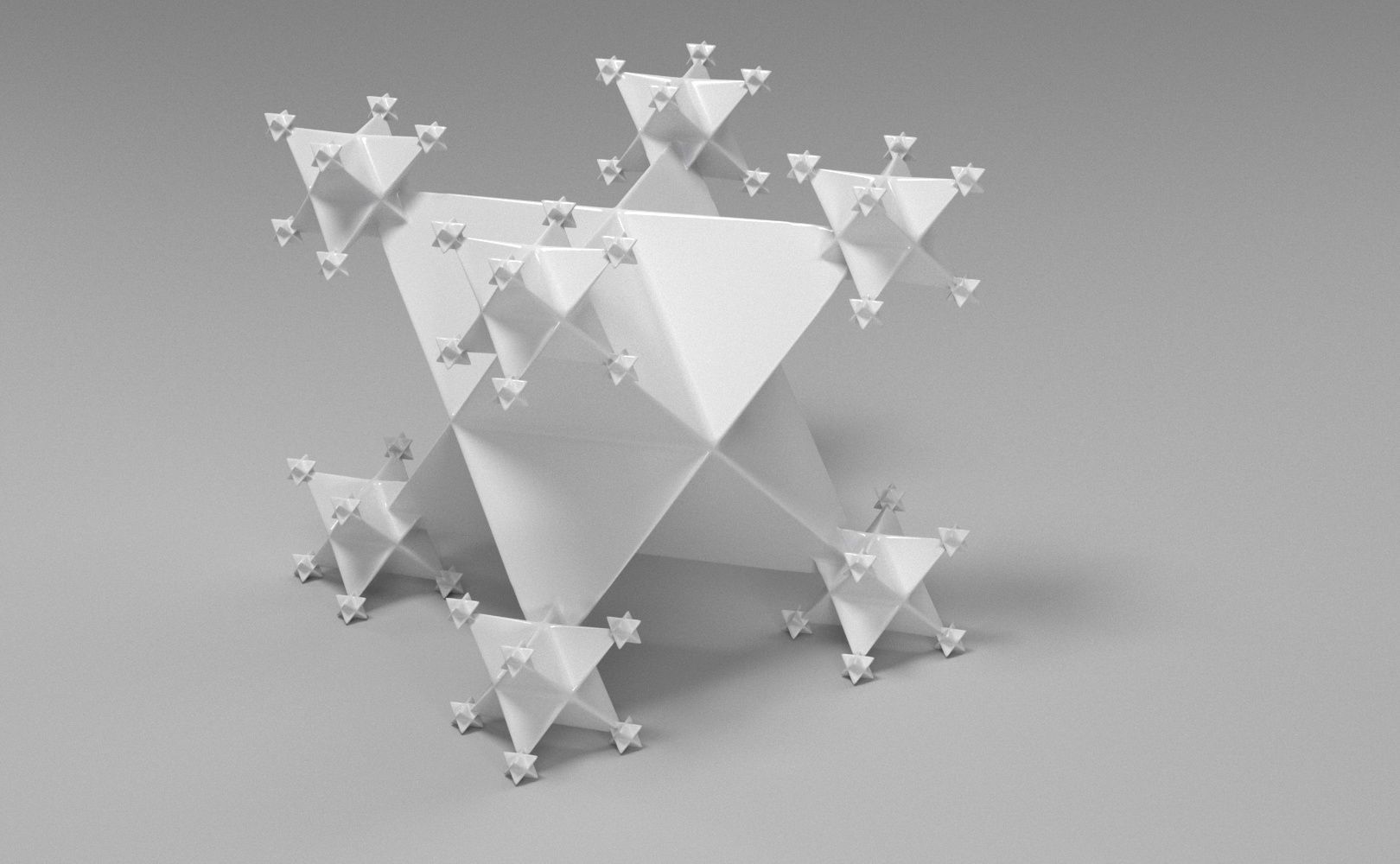 Tetrahedron Star 3D model 3D printable | CGTrader
