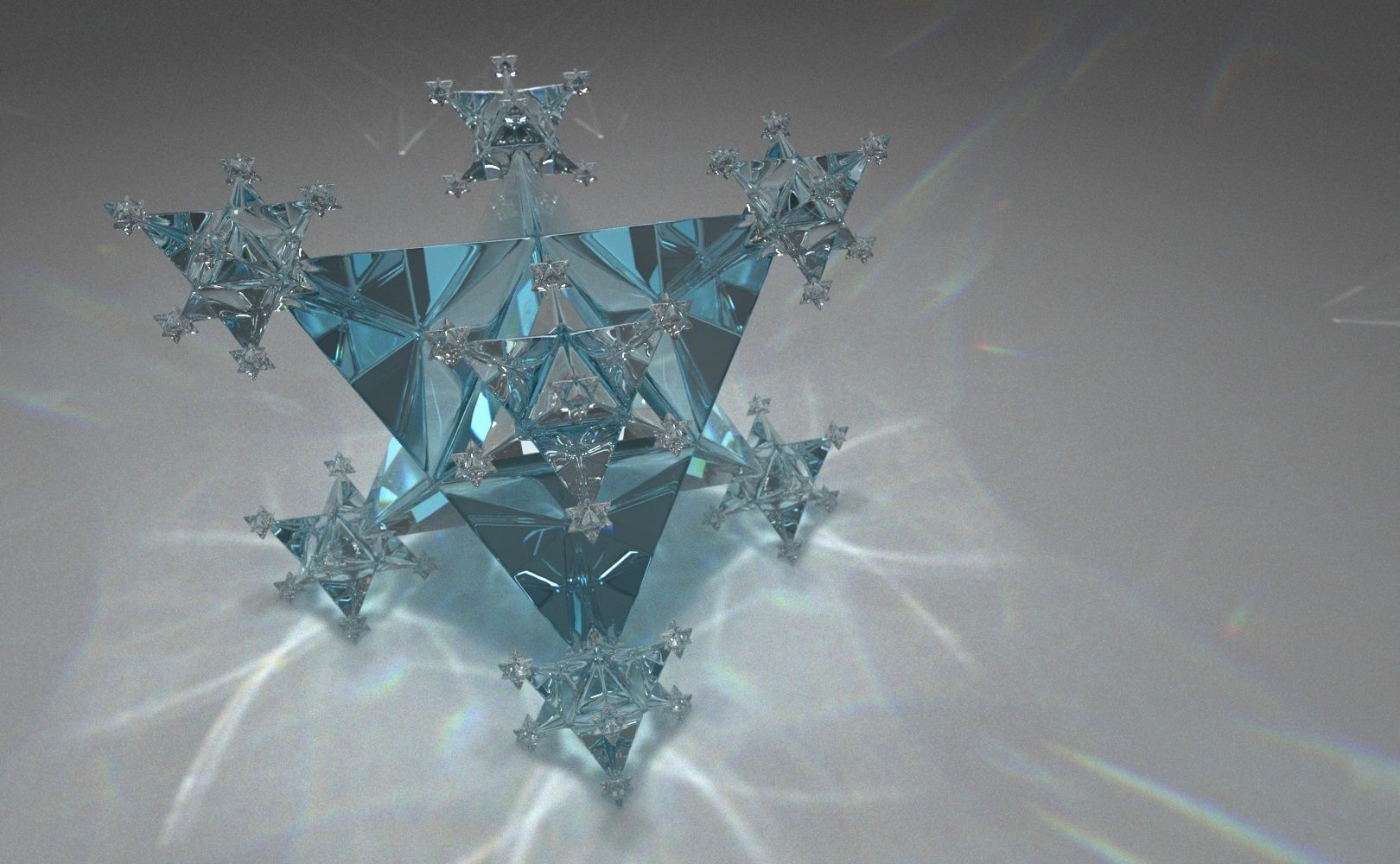 Tetrahedron Star 3D model 3D printable | CGTrader