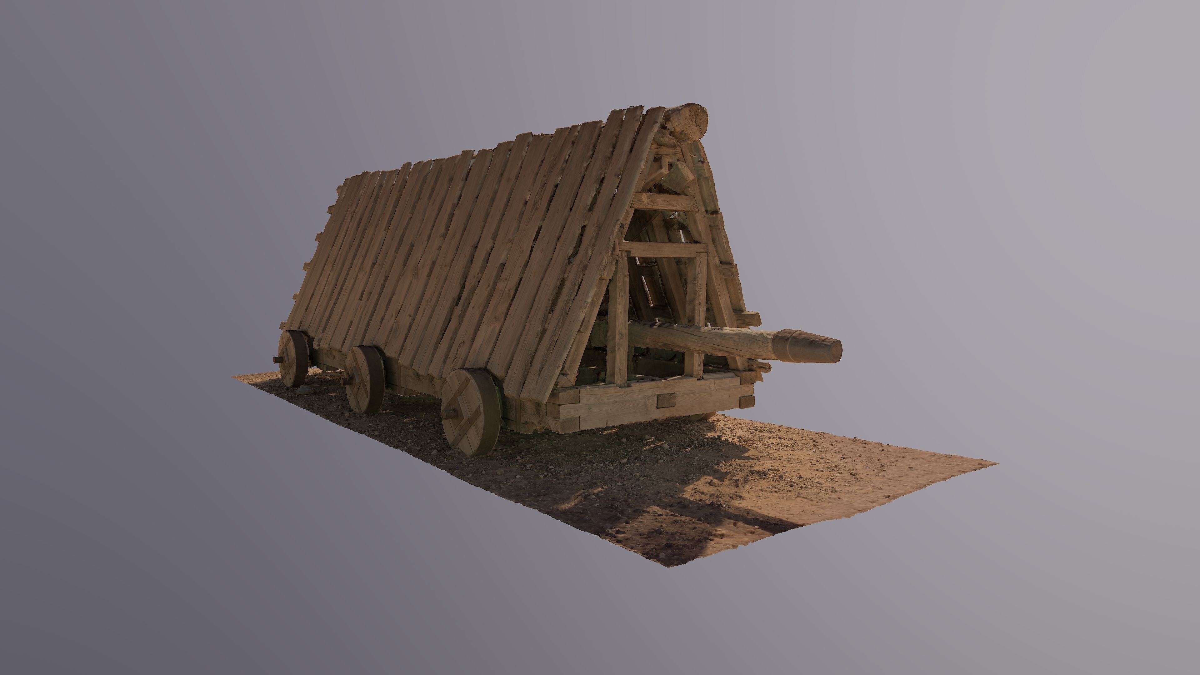 Medieval Ram from movie set 3D model | CGTrader