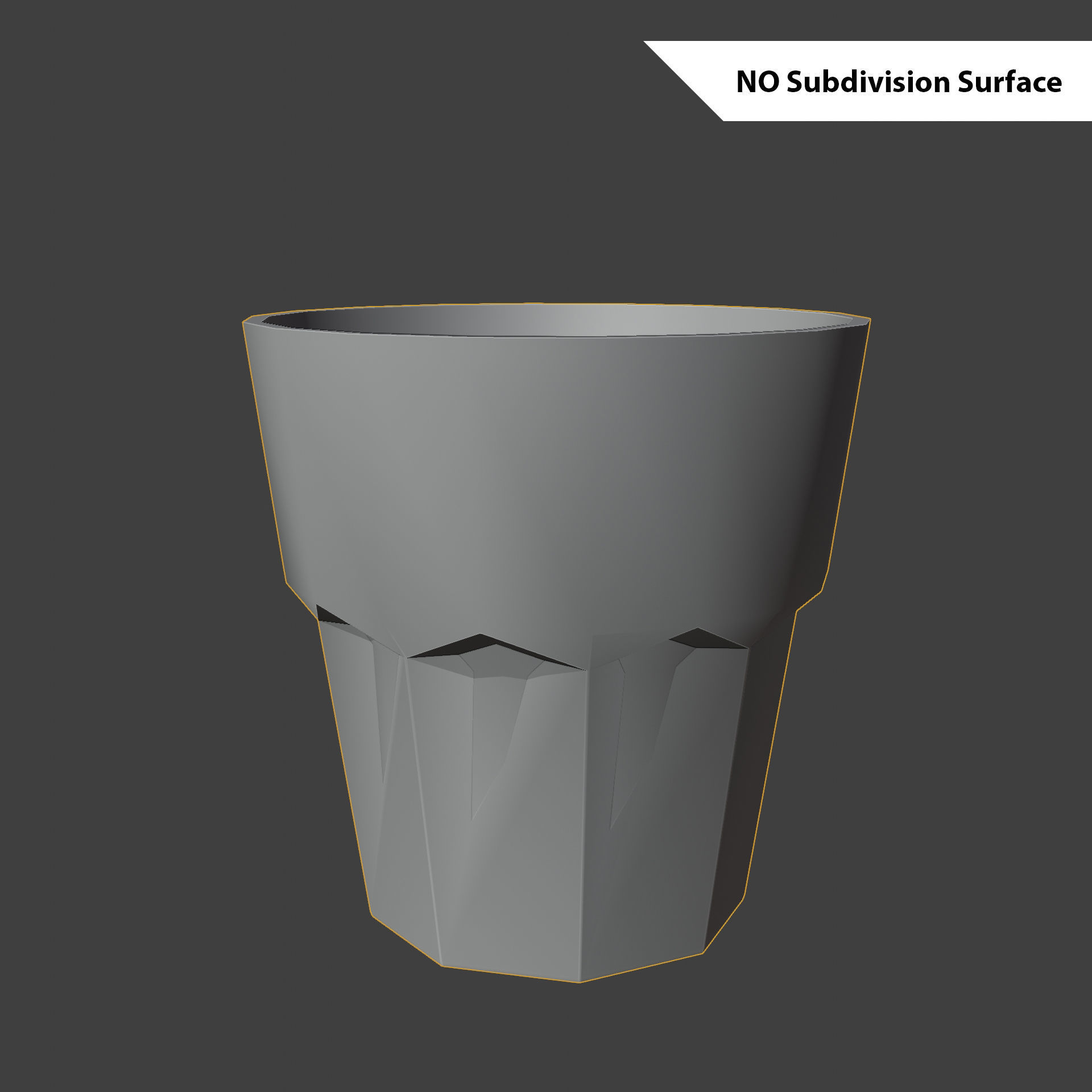 3D model Faceted Glass Model VR / AR / low-poly | CGTrader