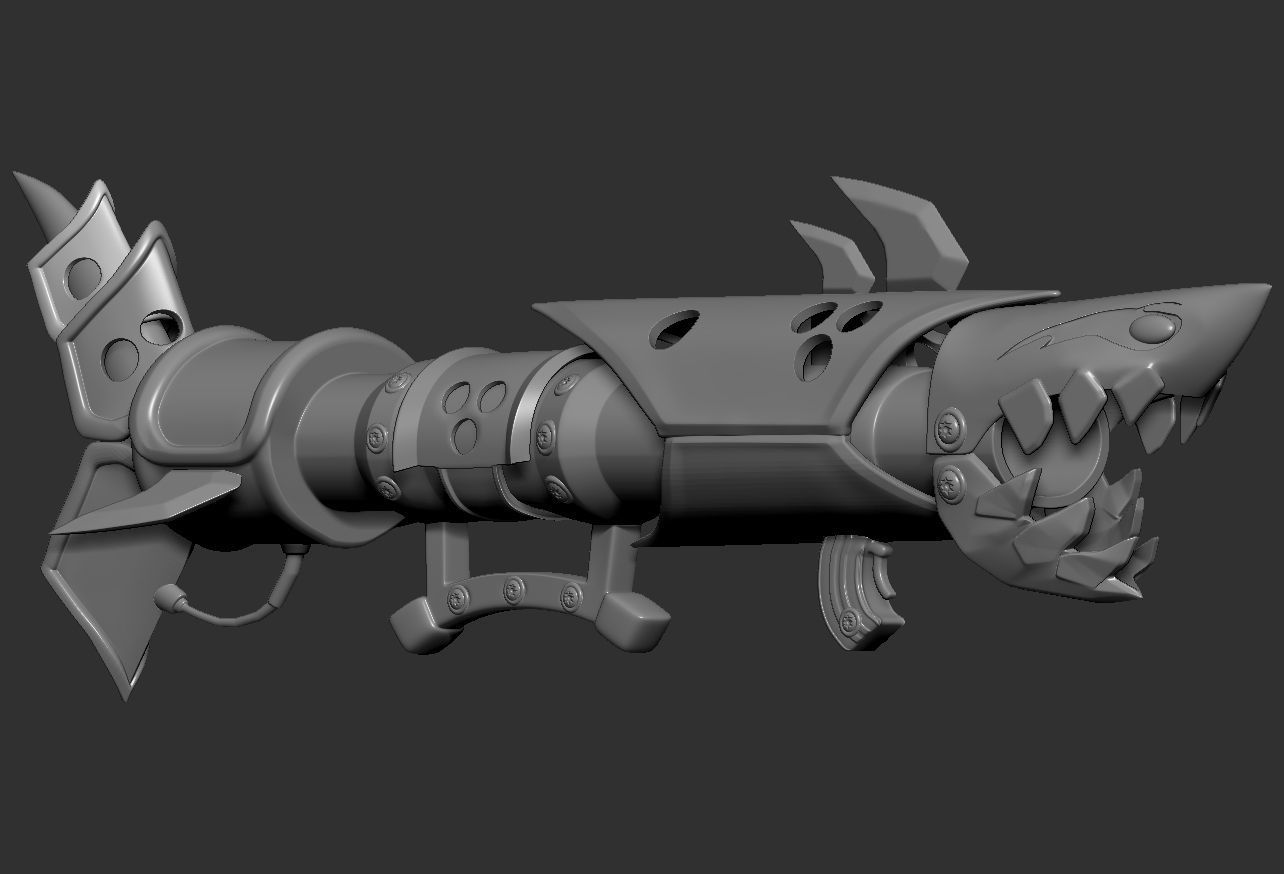 Jinx Fishbones Bazooka - League of Legends Cosplay - LOL 3D model 3D ...