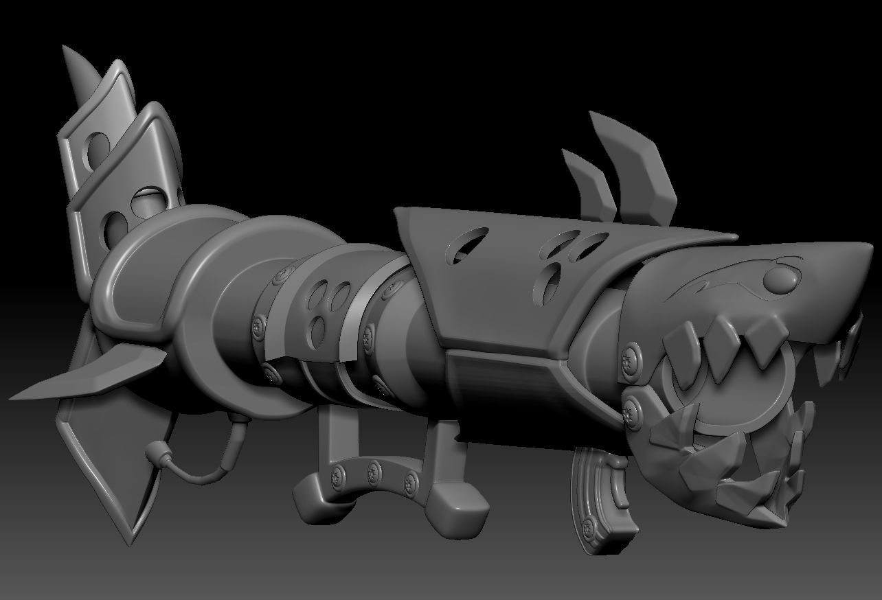 Jinx Fishbones Bazooka - League of Legends Cosplay - LOL 3D model 3D ...