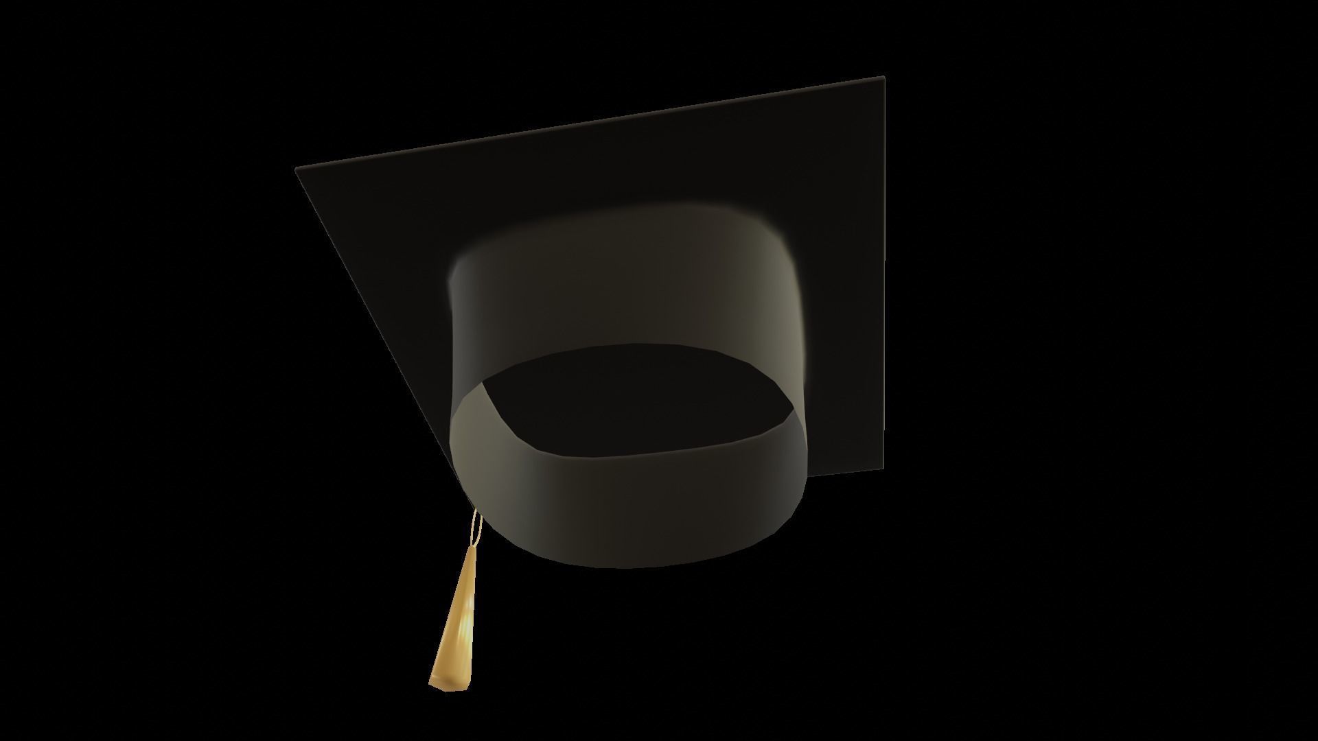 3D model Graduation hat VR / AR / low-poly | CGTrader