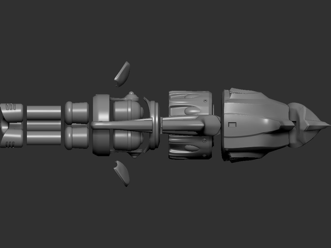 Jinx PowPow Minigun - League of Legends Cosplay - LOL 3D model 3D ...