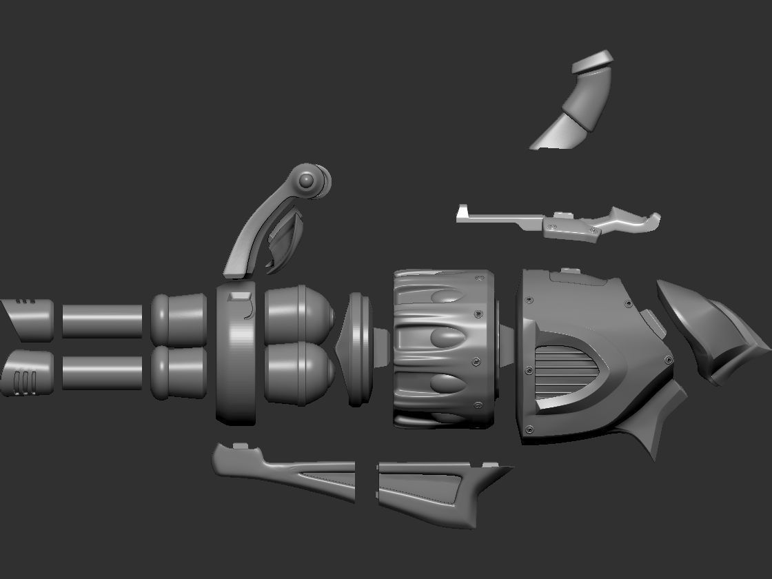 Jinx PowPow Minigun - League of Legends Cosplay - LOL 3D model 3D ...