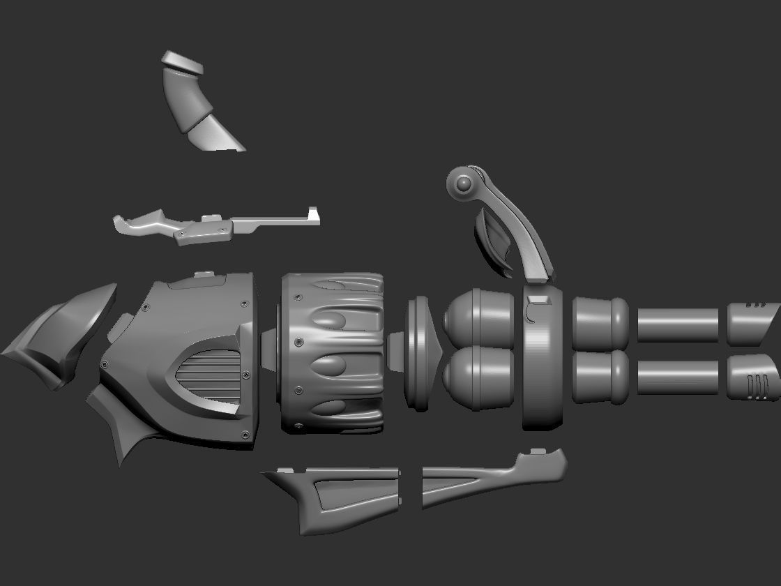 Jinx PowPow Minigun - League of Legends Cosplay - LOL 3D model 3D ...