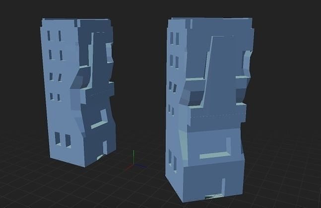 Modern building 3D model animated | CGTrader