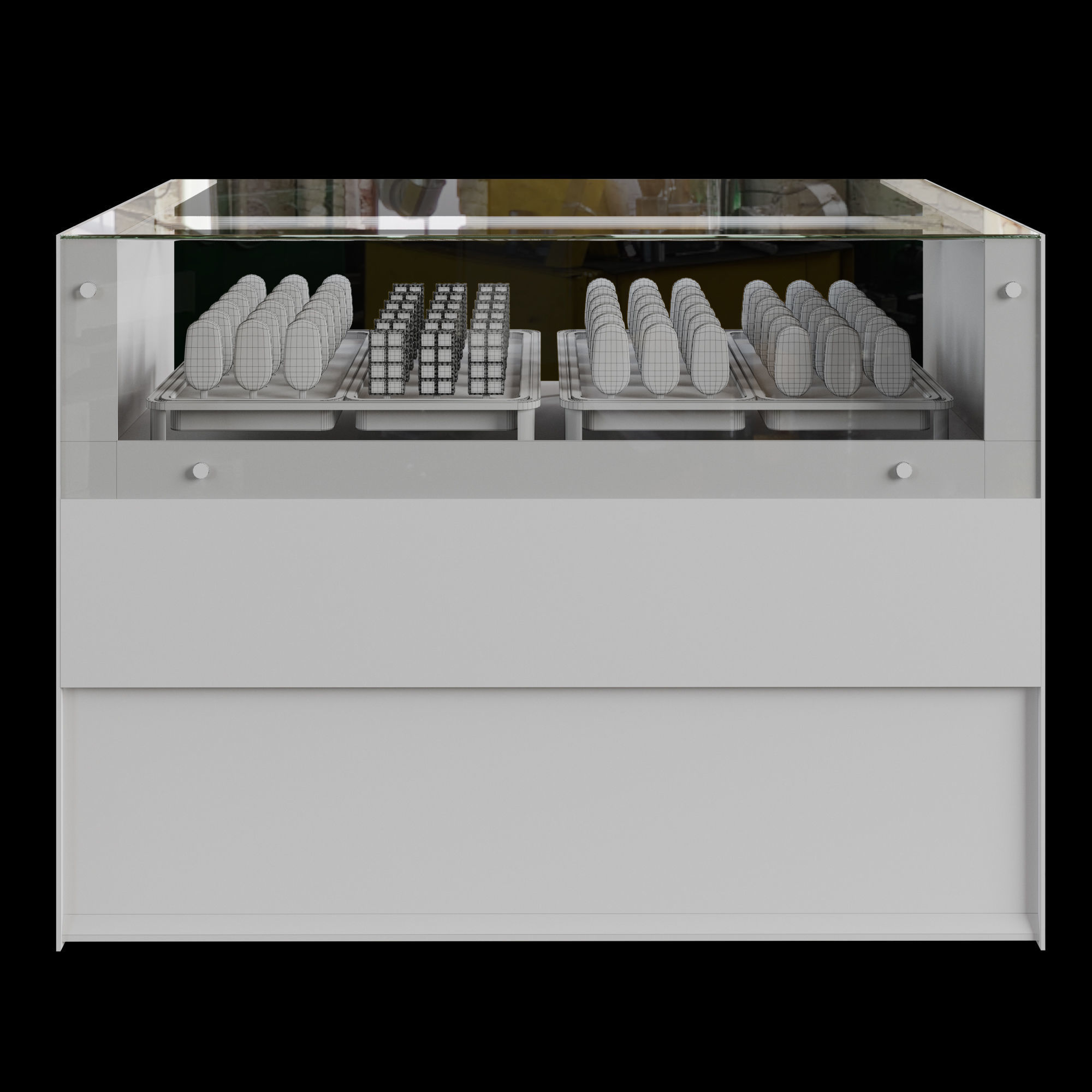 Eskimo display Freezer 3D model | CGTrader