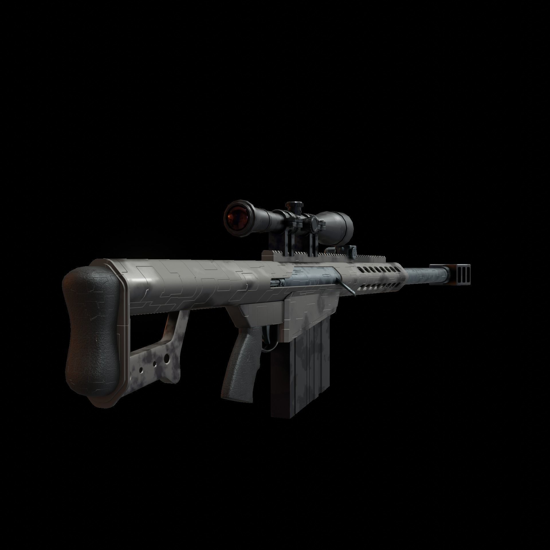 BARETT M82A1 MODEL free VR / AR / low-poly 3D model rigged | CGTrader