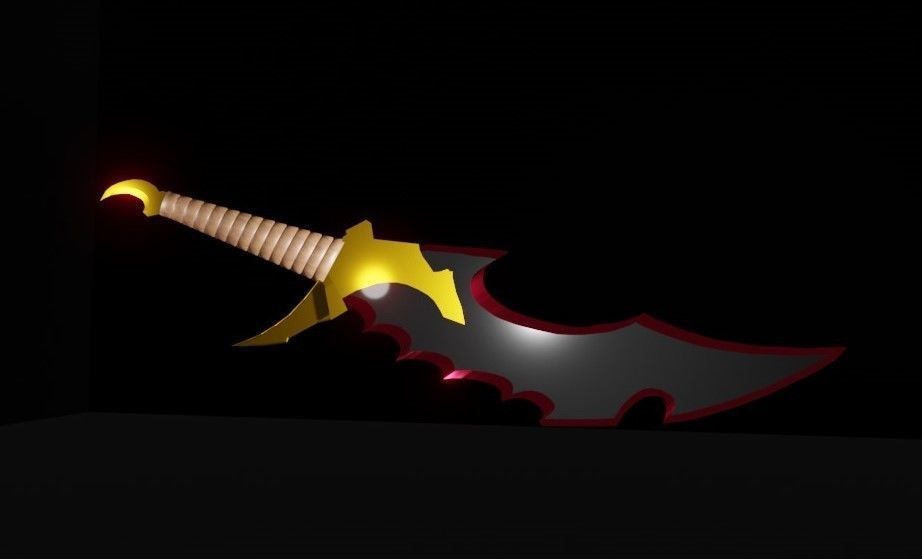 3D model Solo-Leveling - Knight Slayer - Dagger VR / AR / low-poly ...