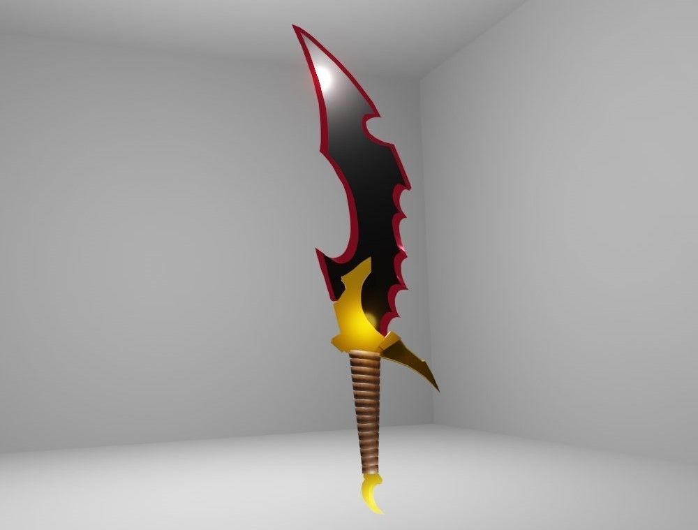 3D model Solo-Leveling - Knight Slayer - Dagger VR / AR / low-poly ...