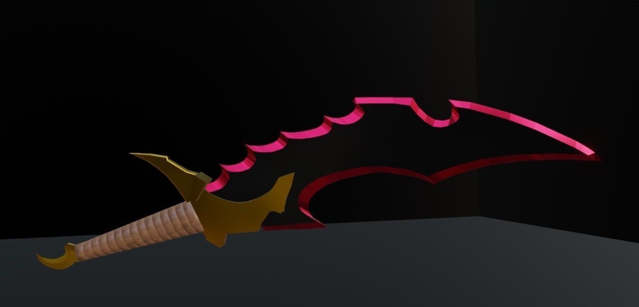 3D model Solo-Leveling - Knight Slayer - Dagger VR / AR / low-poly ...
