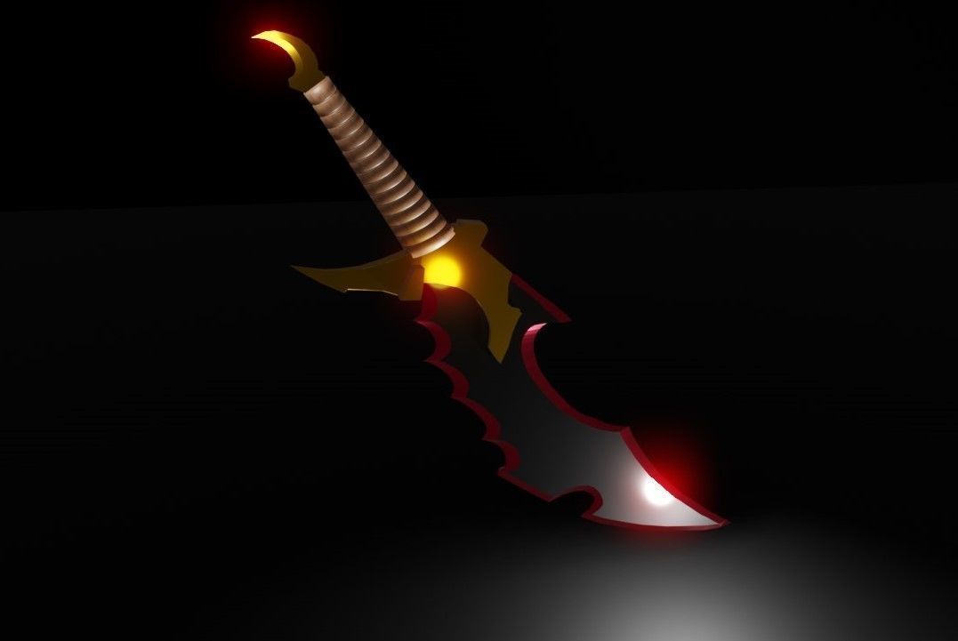 3D model Solo-Leveling - Knight Slayer - Dagger VR / AR / low-poly ...