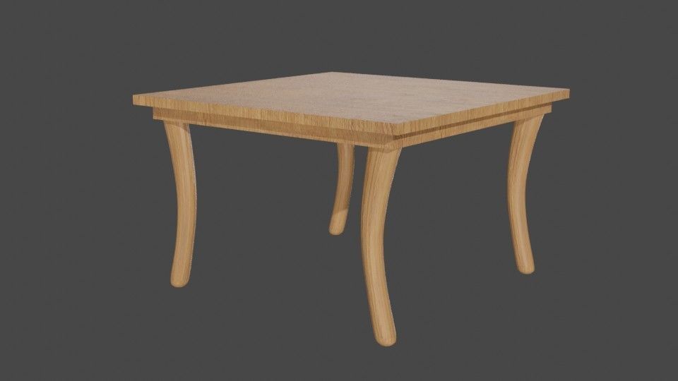 3D model Low poly Table with Blender VR / AR / low-poly | CGTrader