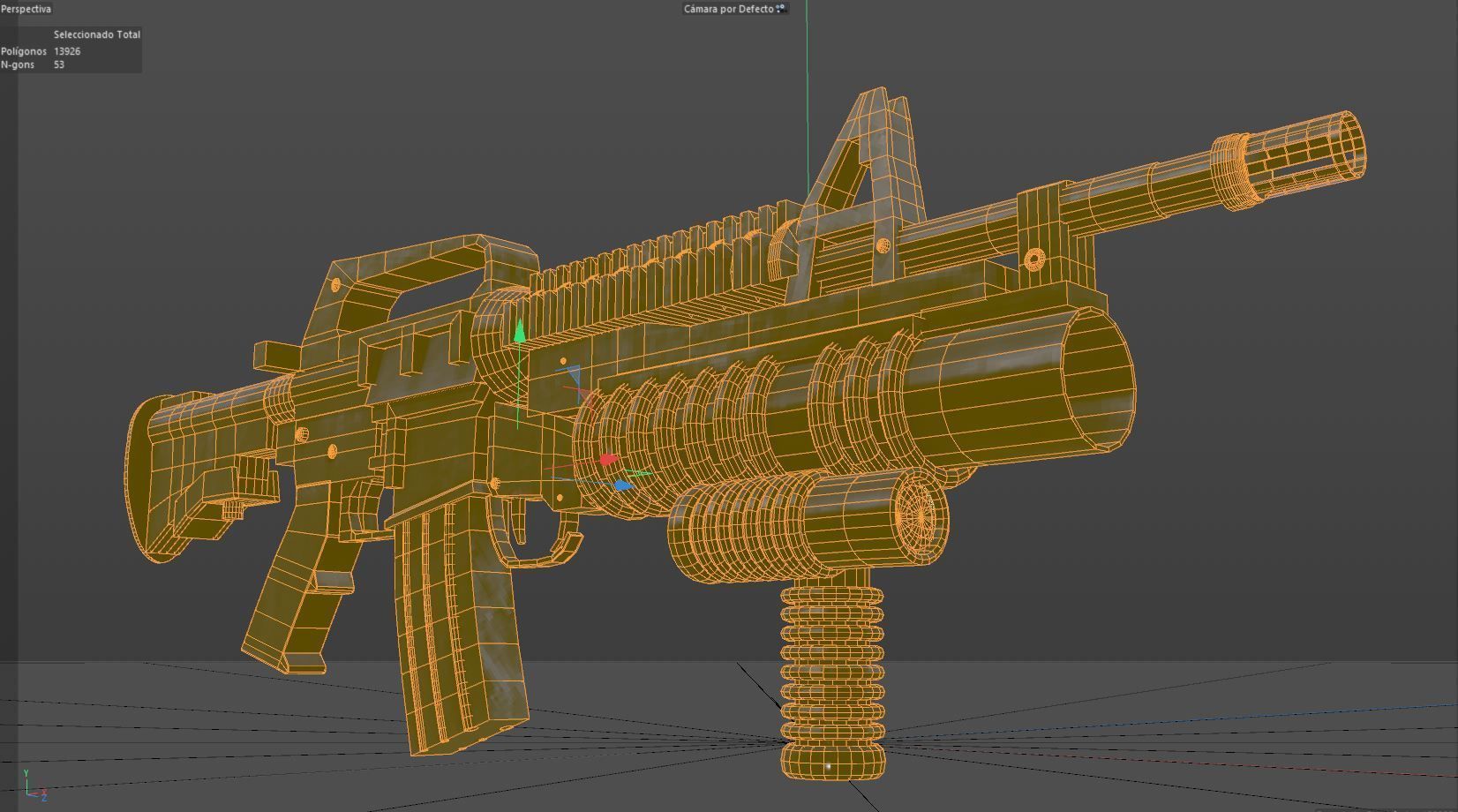 3D model machine gun weapon VR / AR / low-poly | CGTrader
