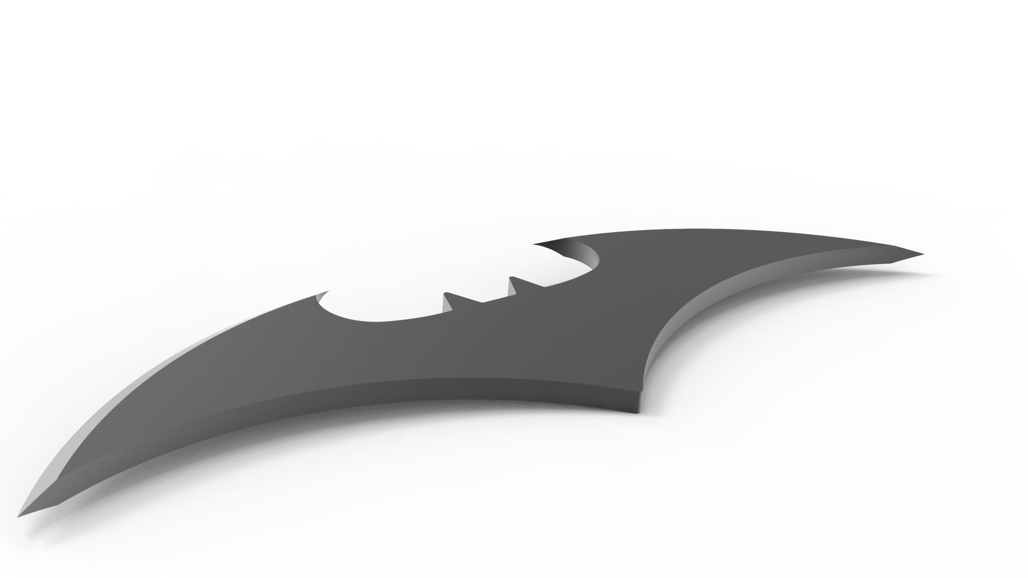 set Batman Batarang Model 3D print 3D model 3D printable | CGTrader