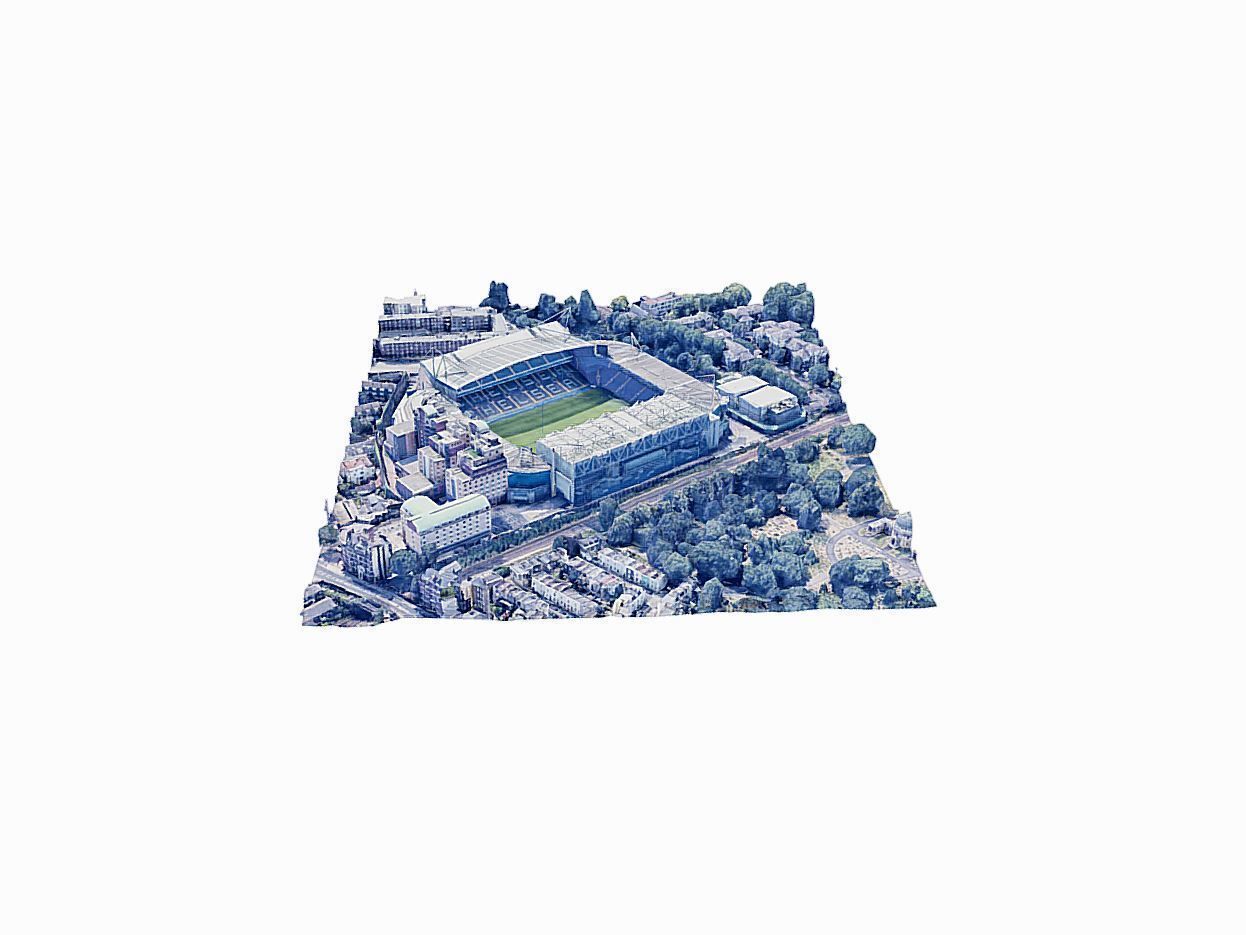 3D model Stamford Bridge - Chelsea Stadium VR / AR / low-poly | CGTrader