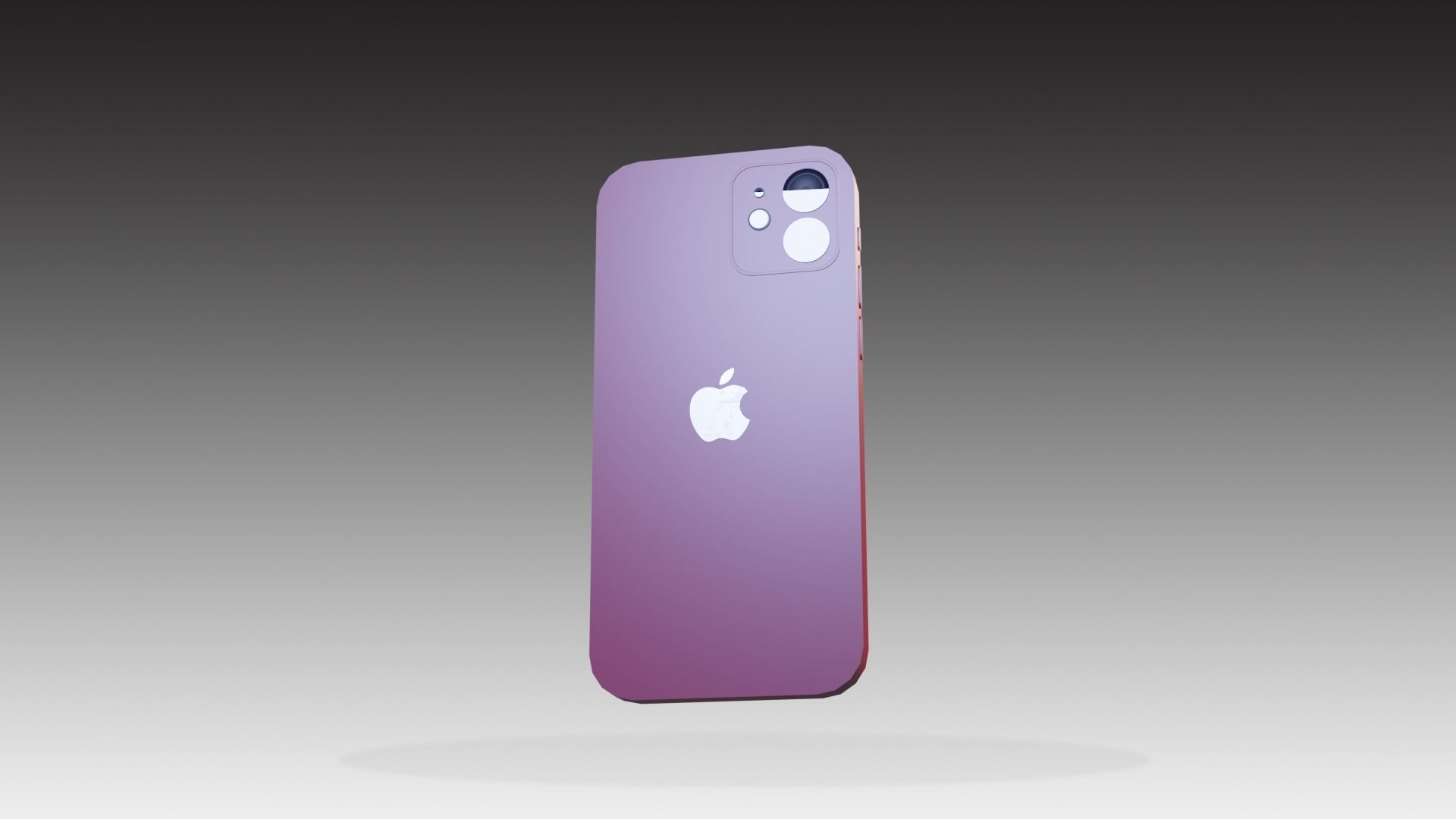 Low poly iphone model pro - gradient free 3D model | CGTrader