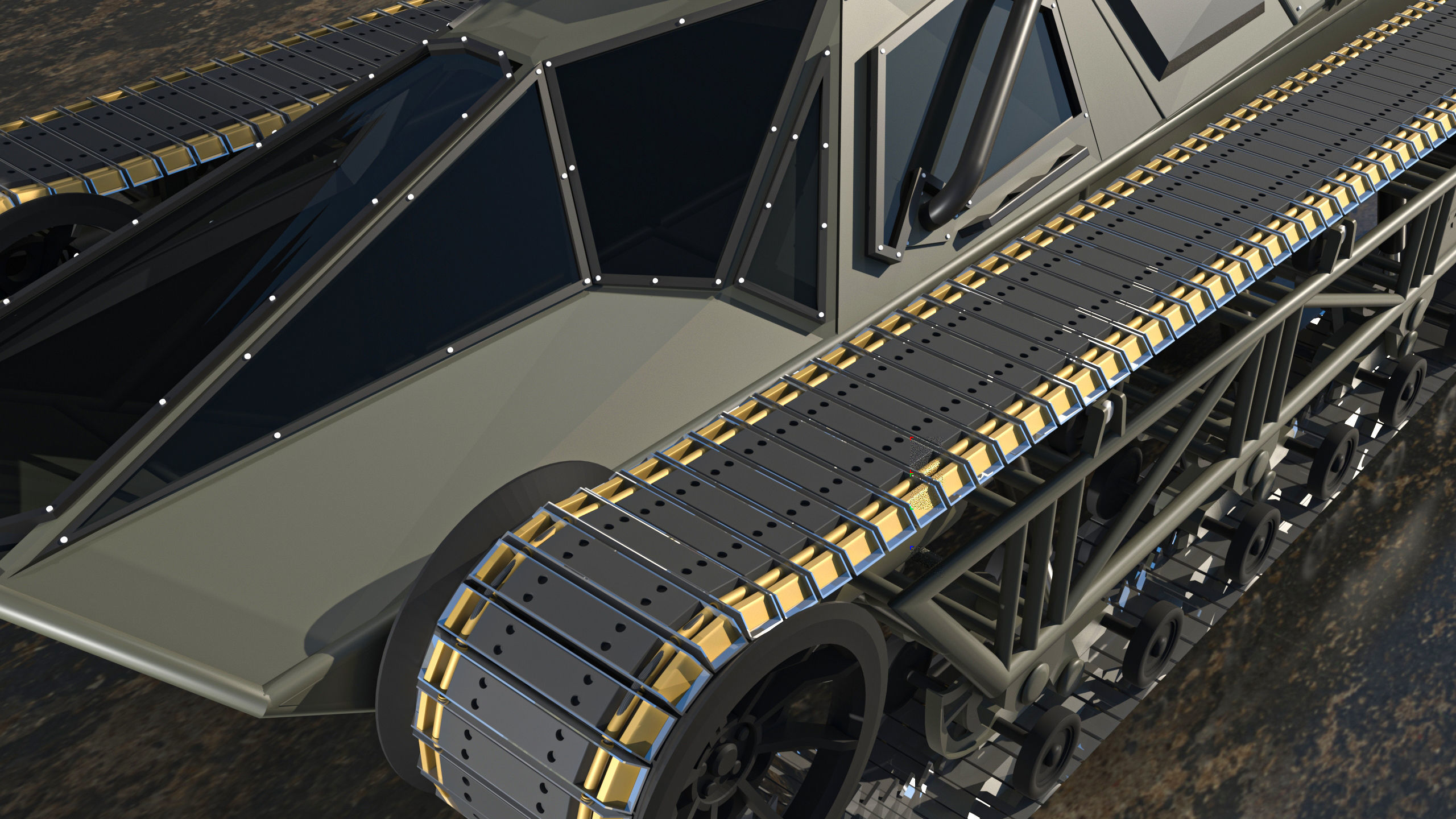 Ripsaw EV2 Tank from movie Fast7 and GI Joe 3D model | CGTrader