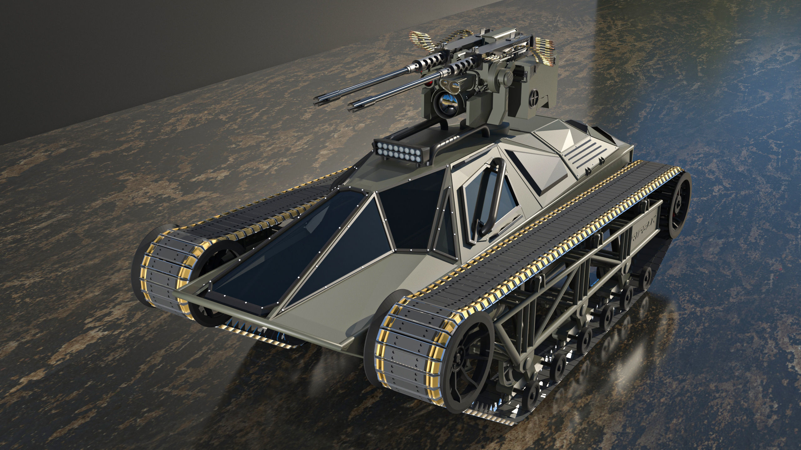 Ripsaw EV2 Tank from movie Fast7 and GI Joe 3D model | CGTrader