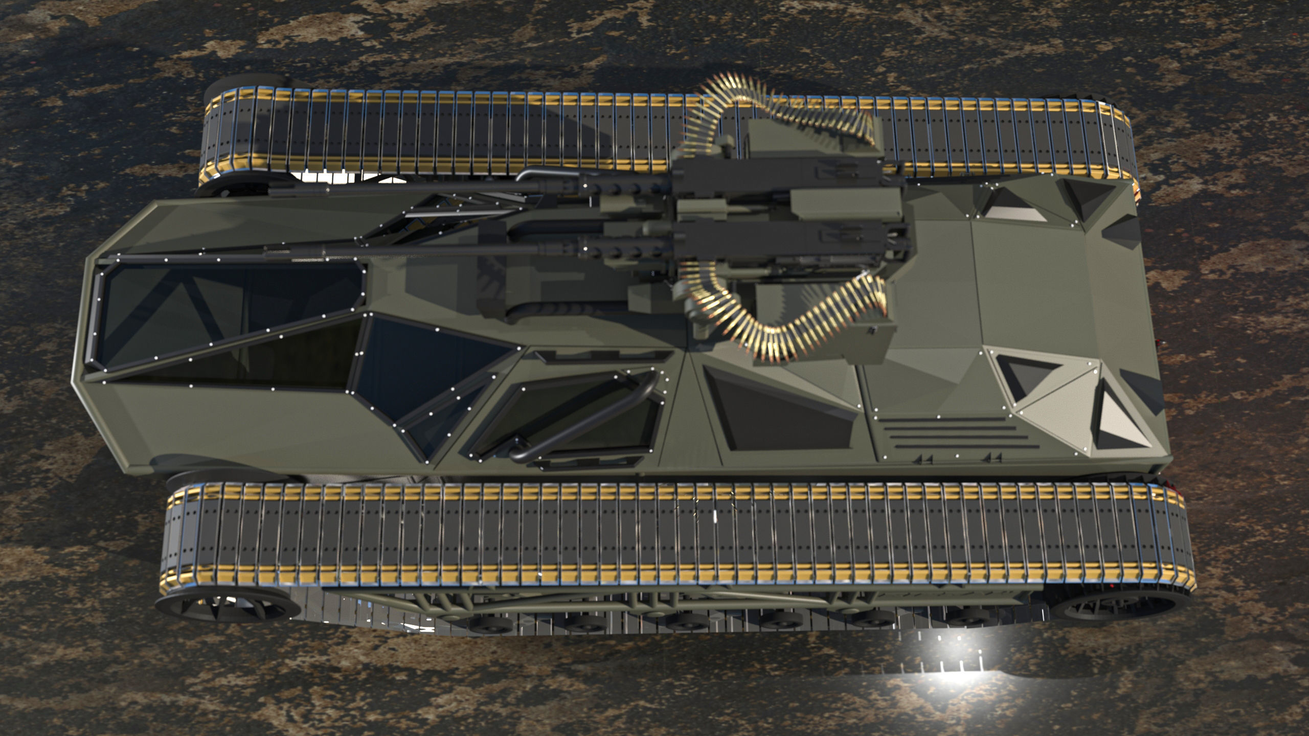 Ripsaw EV2 Tank from movie Fast7 and GI Joe 3D model | CGTrader