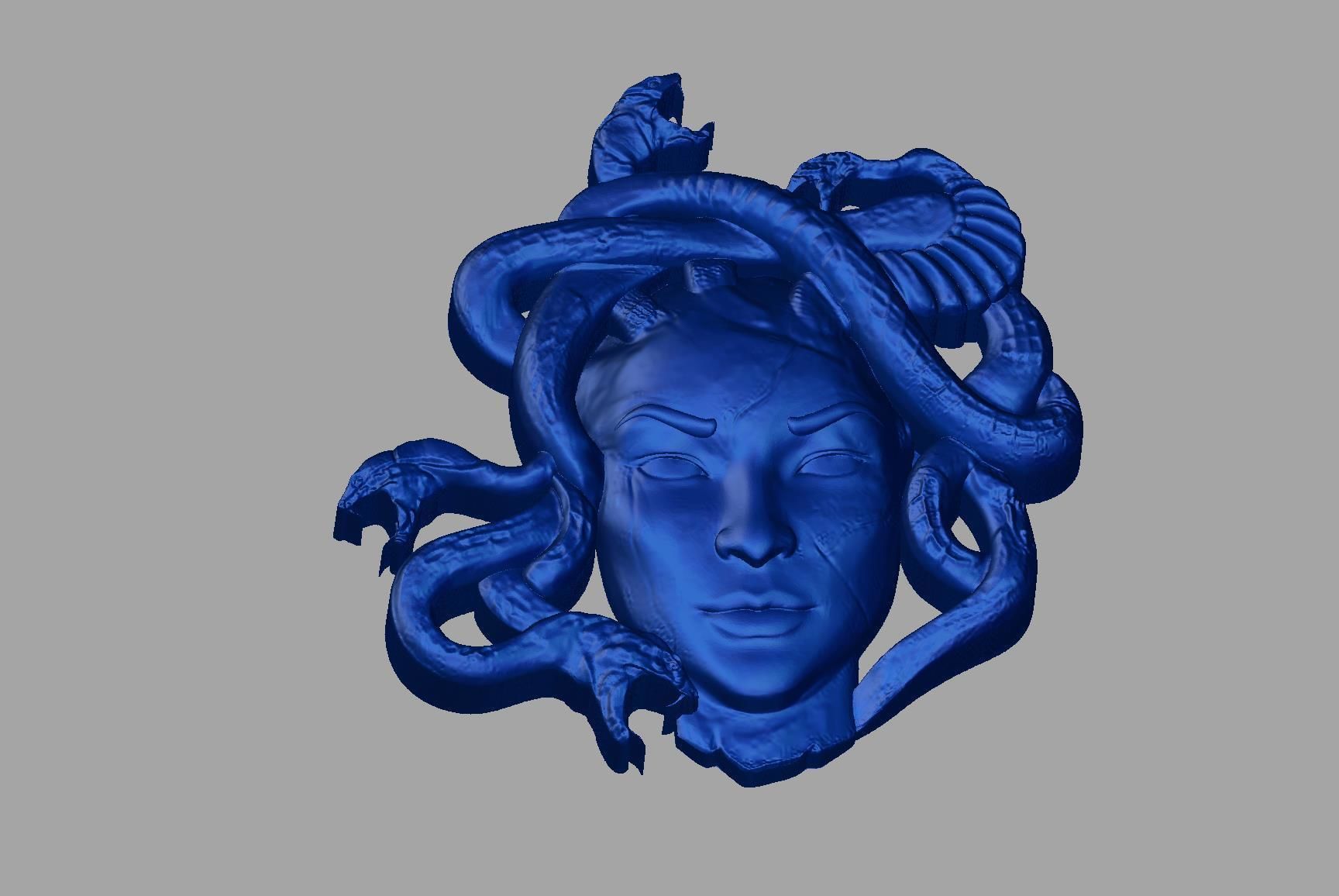 MEDUSA FACE 3D model 3D printable | CGTrader
