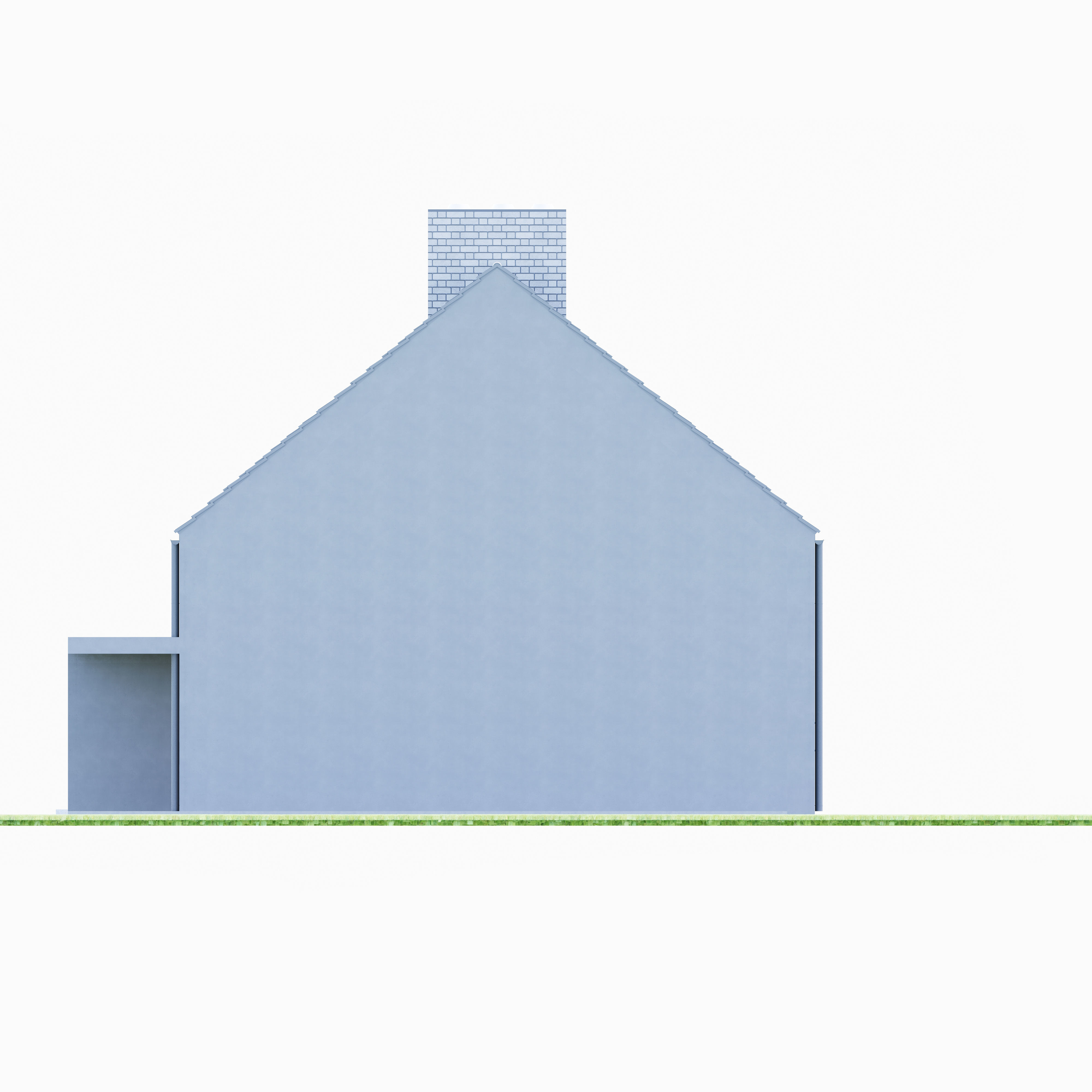 3D model Family House 4 - Created with fully parametric Revit Families ...