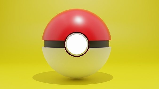 poke ball free VR / AR / low-poly 3D model | CGTrader