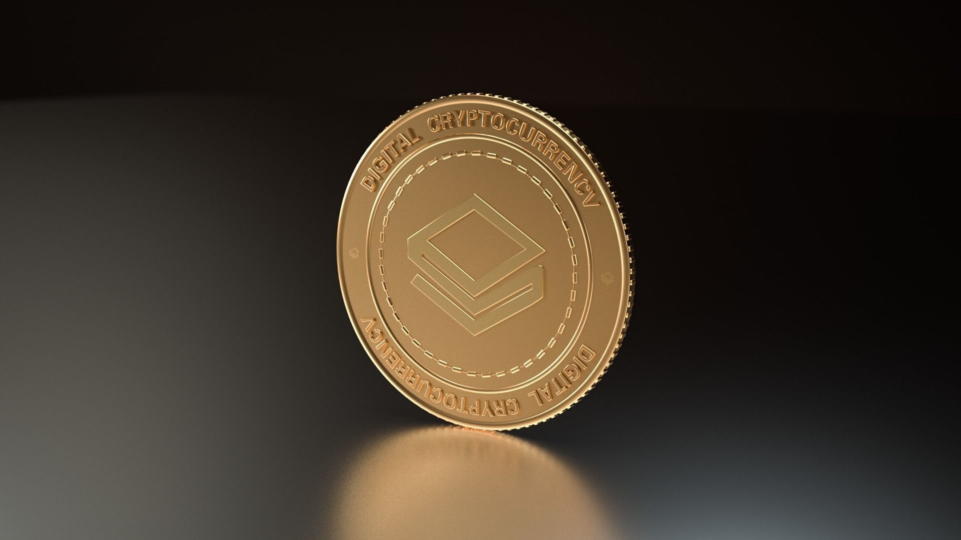 stratis coin 3D model | CGTrader
