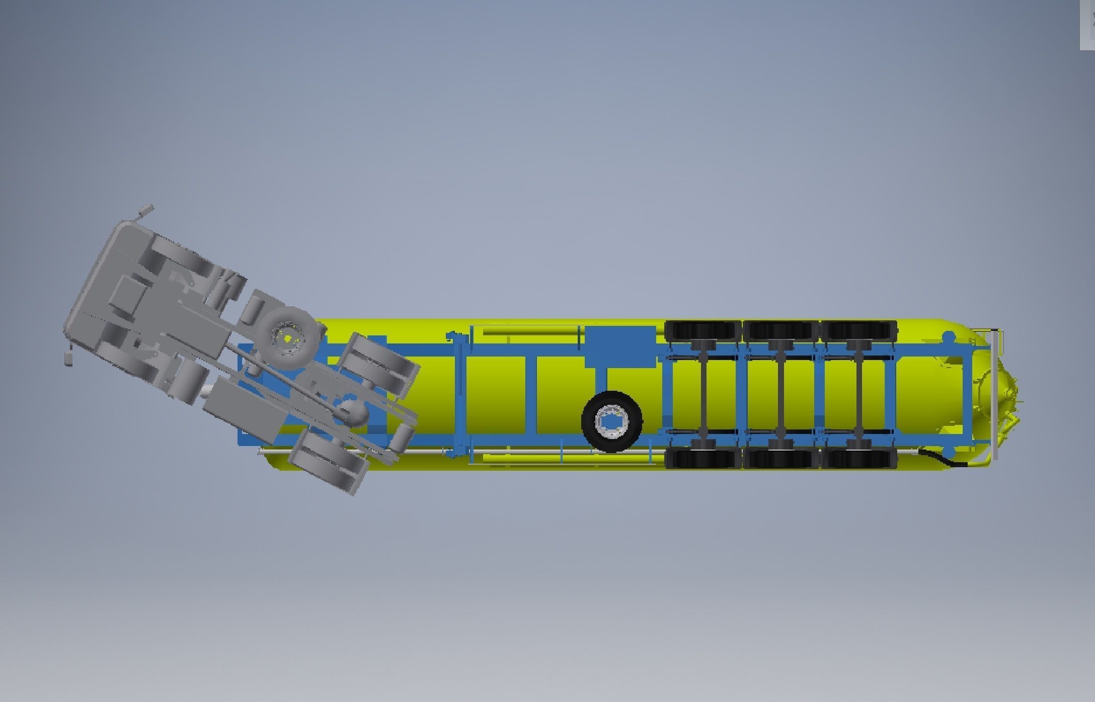 simulator EqBulk truck 3D model 3D model | CGTrader