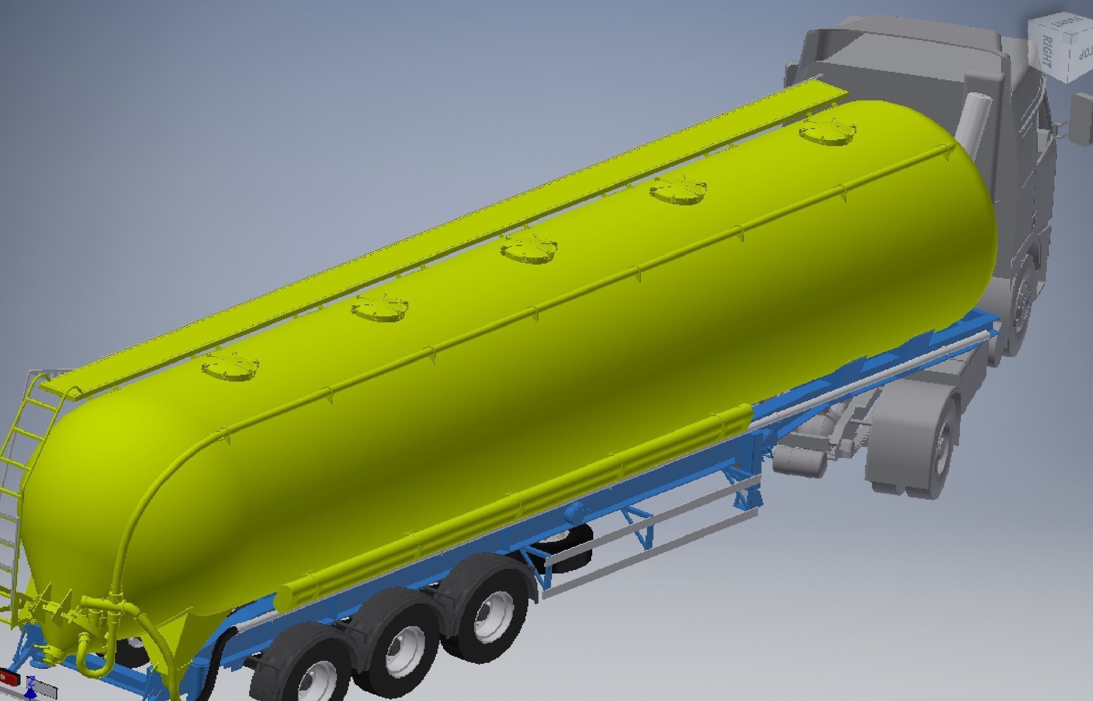 simulator EqBulk truck 3D model 3D model | CGTrader