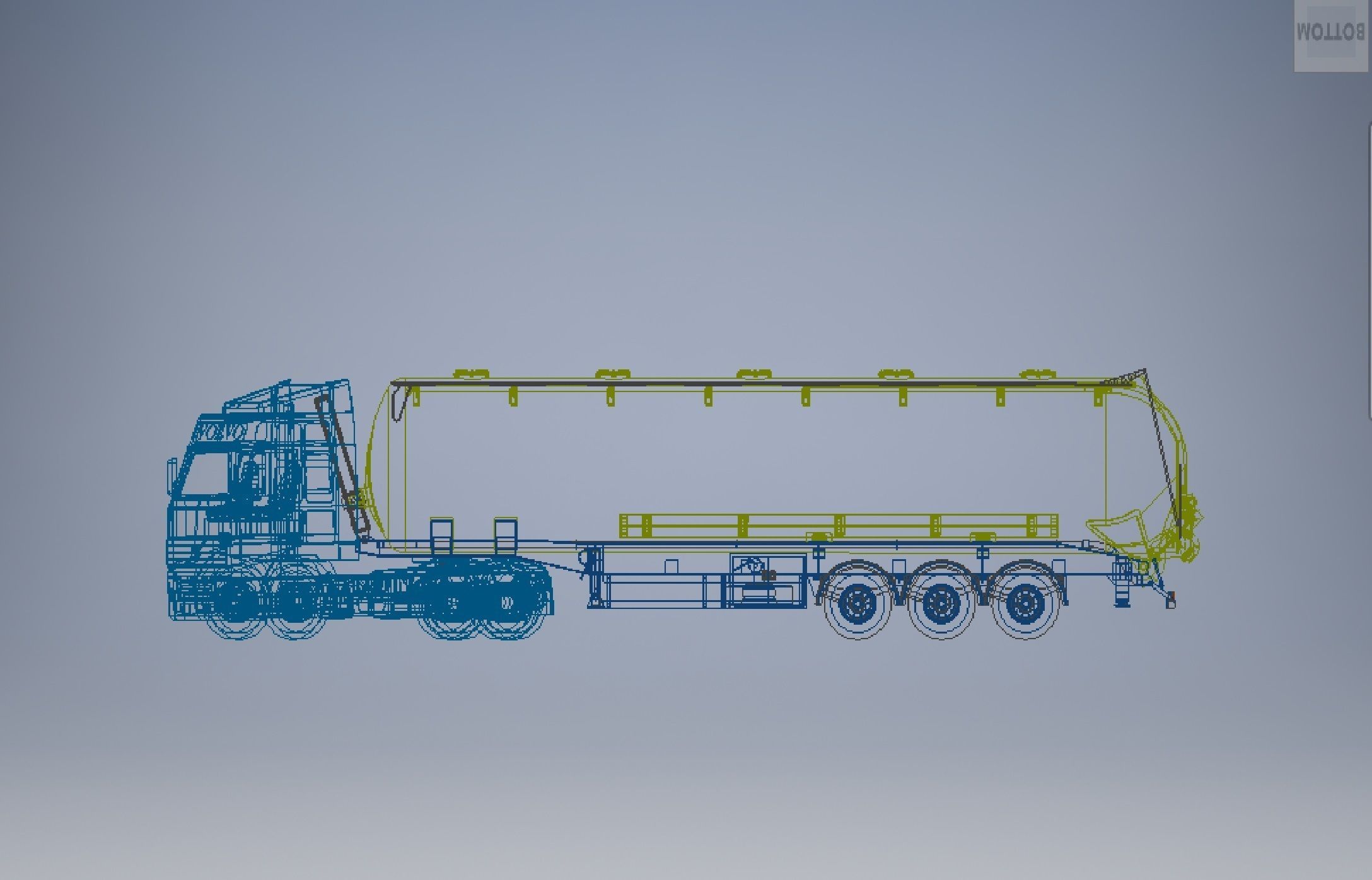 simulator EqBulk truck 3D model 3D model | CGTrader