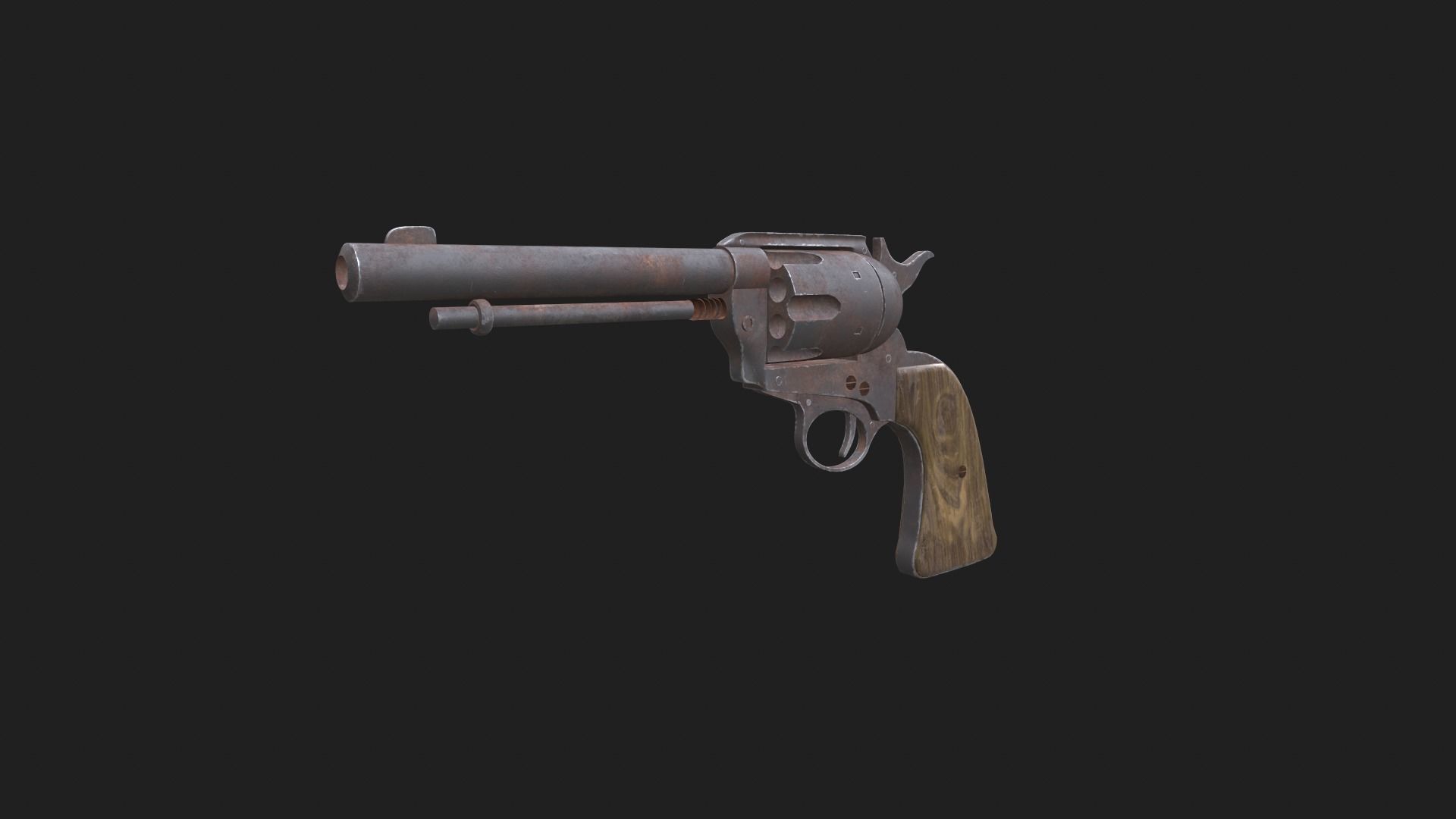 Revolver 3D model | CGTrader