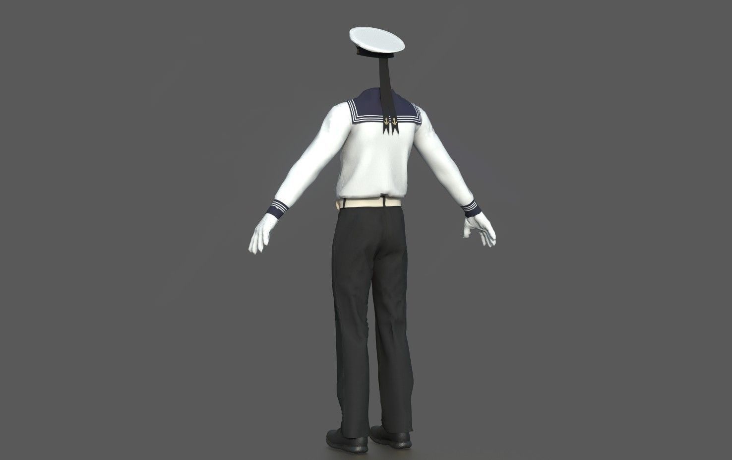SUIT SAILOR 3D model | CGTrader