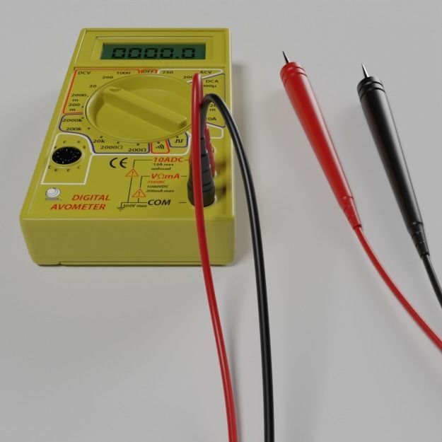 Mini AVO Meter 3D model | CGTrader