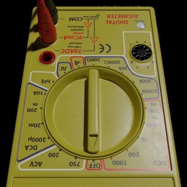 Mini AVO Meter 3D model | CGTrader