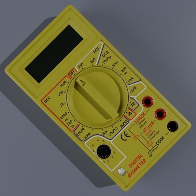 Mini AVO Meter 3D model | CGTrader