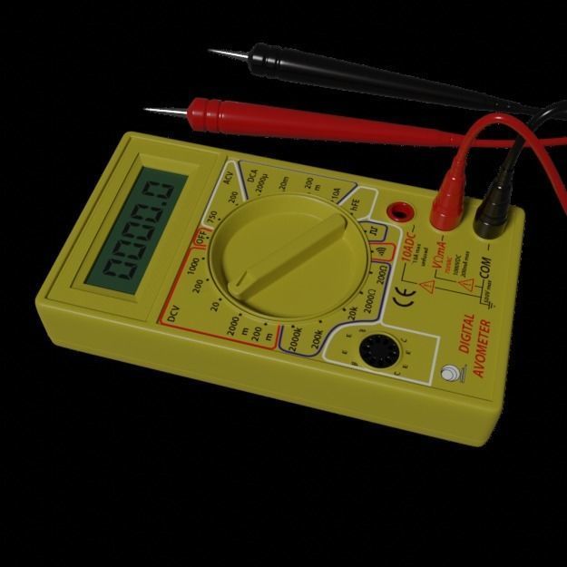 Mini AVO Meter 3D model | CGTrader