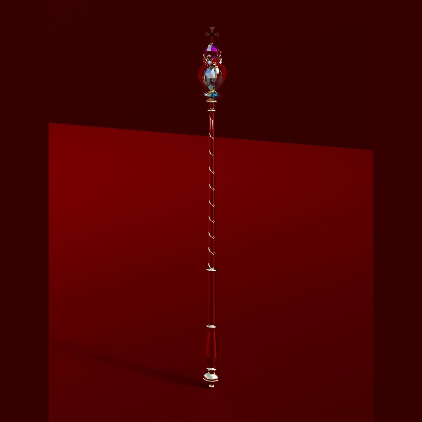 Royal Orb Sceptre and Sword for DAZ Studio 3D model rigged | CGTrader