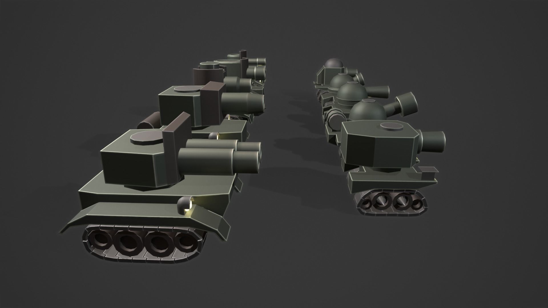 3D model Stylized Cartoon Panzer VR / AR / low-poly | CGTrader