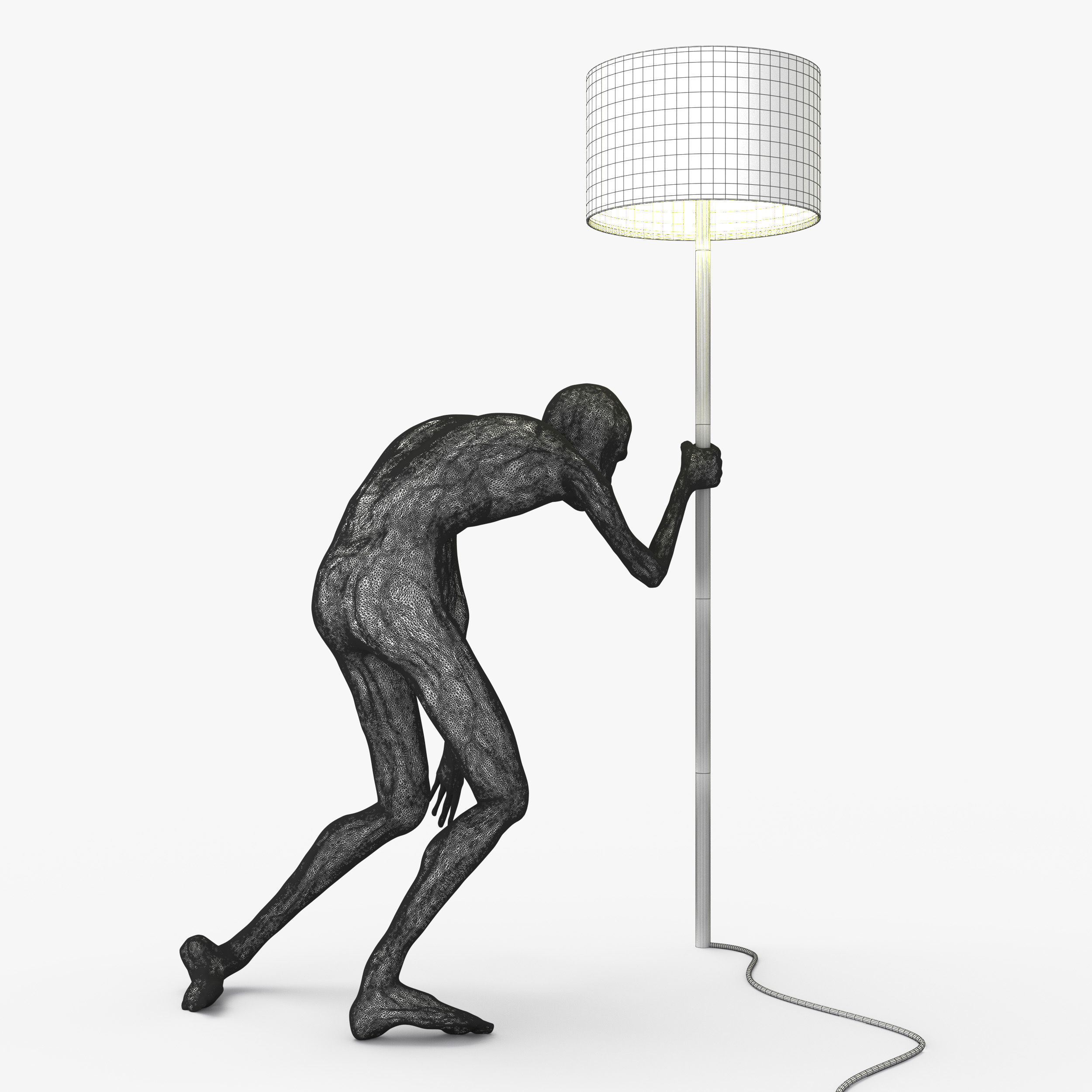 Old man Lamp 3D model | CGTrader
