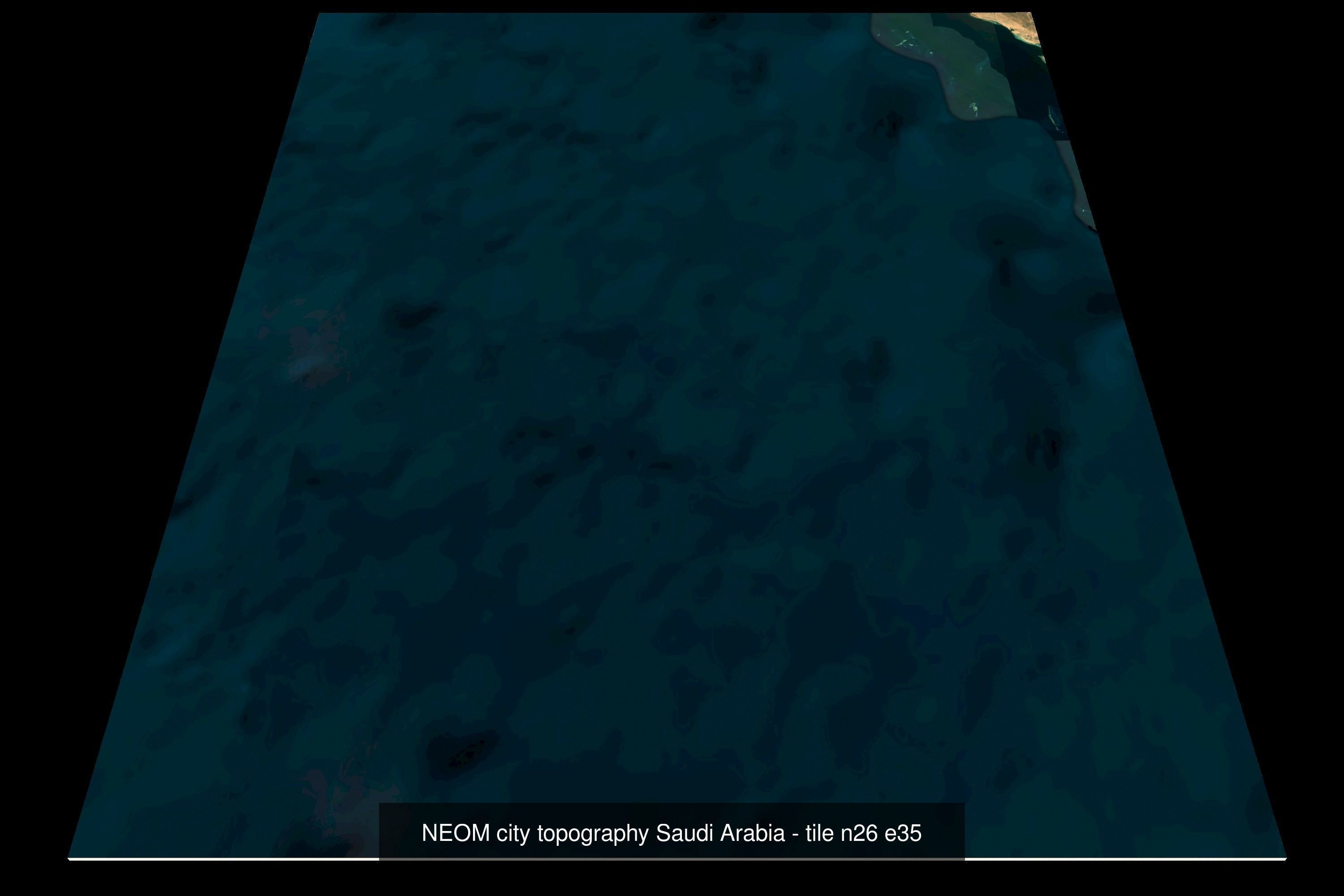 NEOM city KSA terrain 3d topography Collection in Saudi Arabia | CGTrader